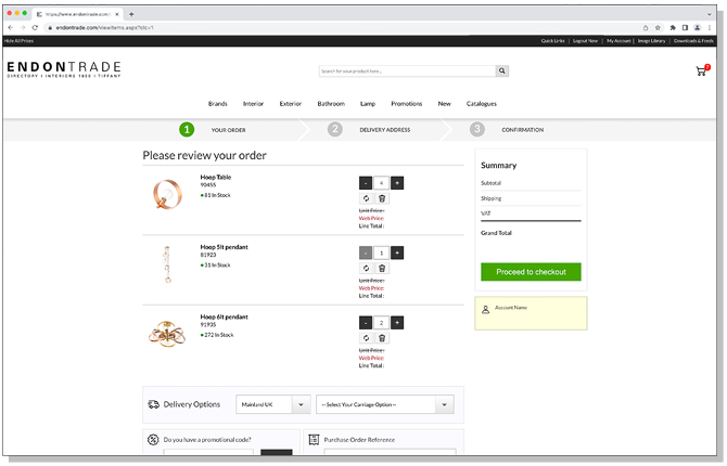 Using Quick Order Pads